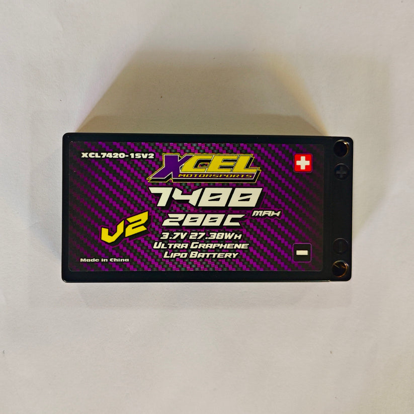 XCEL 1s 7400mah/200C V2 Battery – XCEL Motorsports